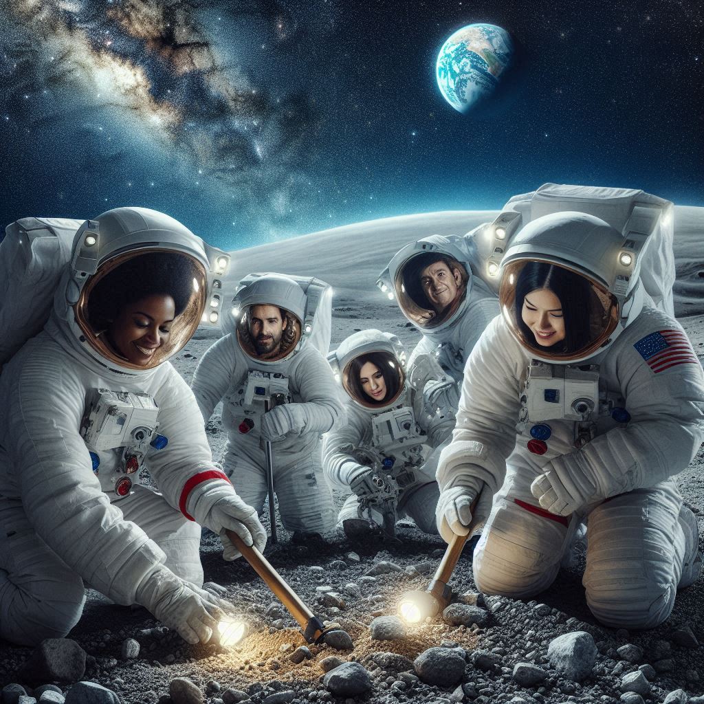 How the exploration and exploitation of space resources will compensate for the depletion of ...